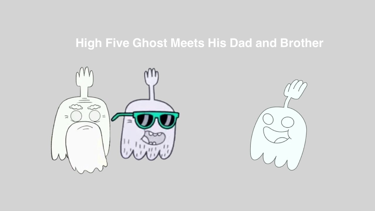 High Five Ghost Meets His Dad and Brother - YouTube