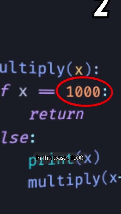 What Is Recursion👩‍💻 In 30 Seconds Technology Programming 