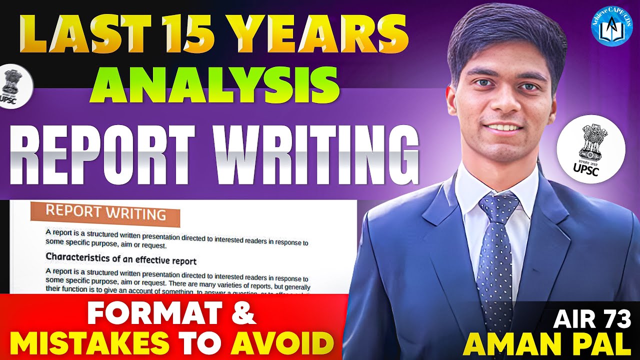 CAPF REPORT WRITING Format and Mistakes to avoid #capf2025 #capfac # ...
