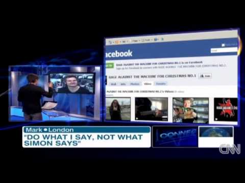 RATM Xmas No.1 2009 - Jon Morter speaks on CNN - YouTube