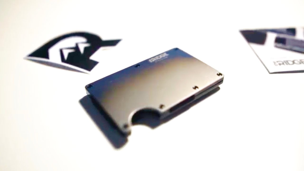 RIDGE WALLET Review - Best Minimalist Wallet? - YouTube