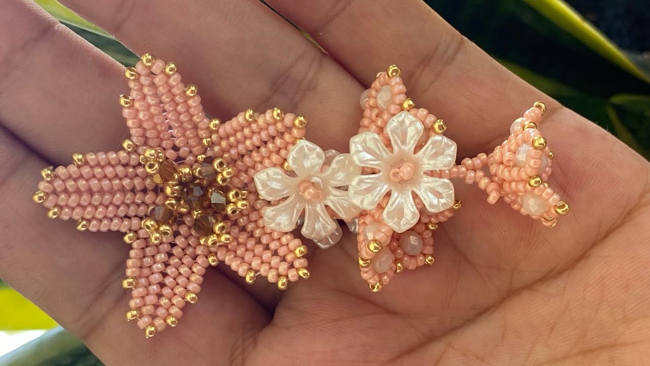 FLOR EN MOSTACILLA #youtube #emprendedores #influencer #art #bisuteria ...