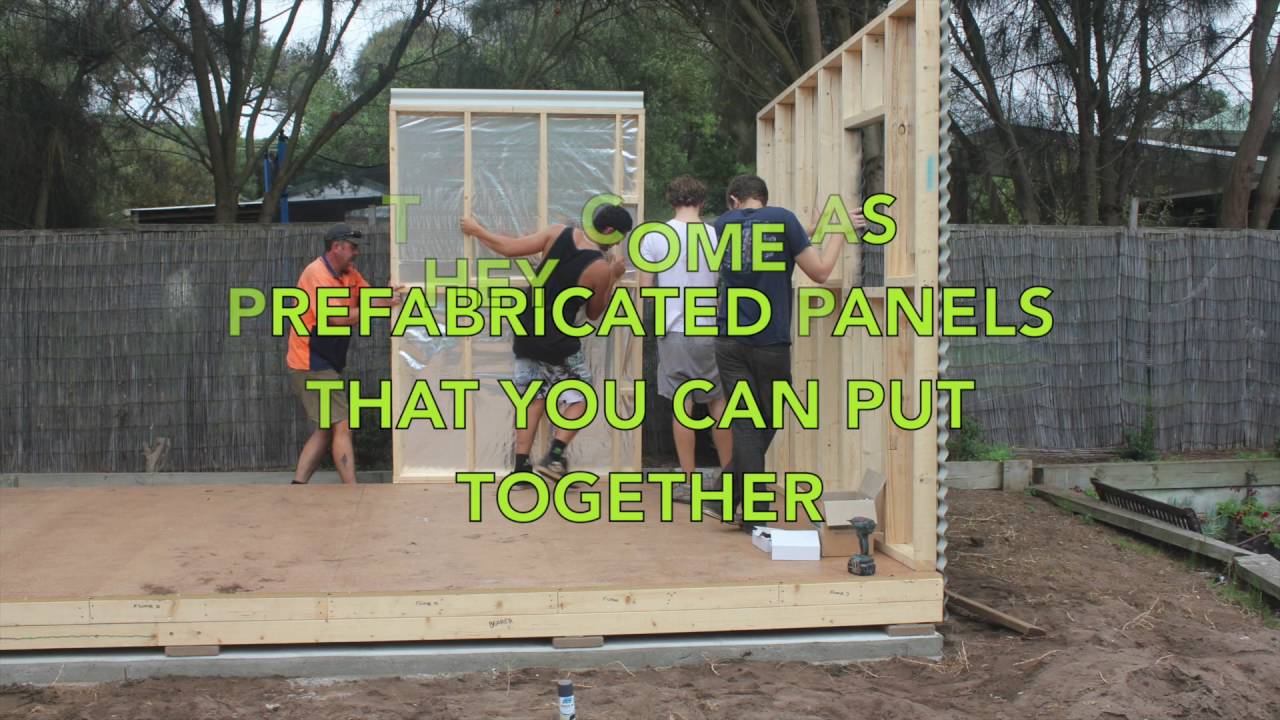 5 Step DIY Garden Studio - The Haven - YouTube