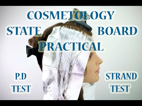 CA State Board Cosmetology Practical Exam PD Test & Strand Test 2021 ...