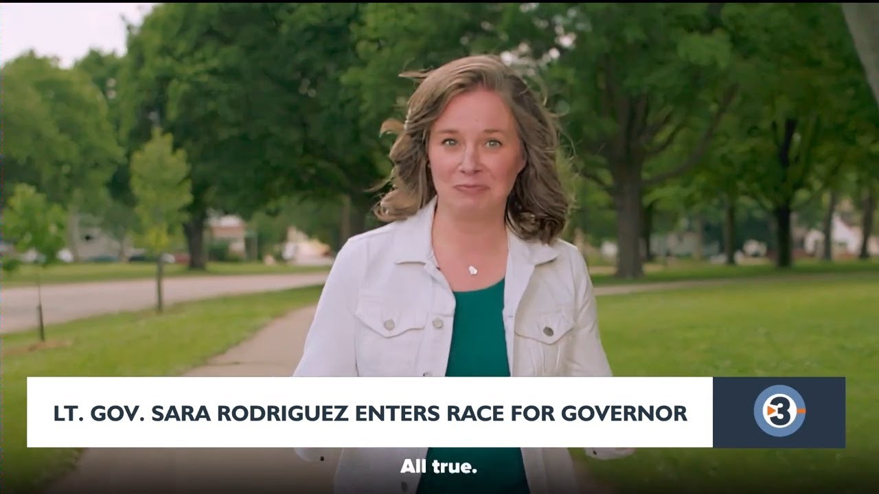 Lt. Gov. Sara Rodriguez enters race for Governor - YouTube