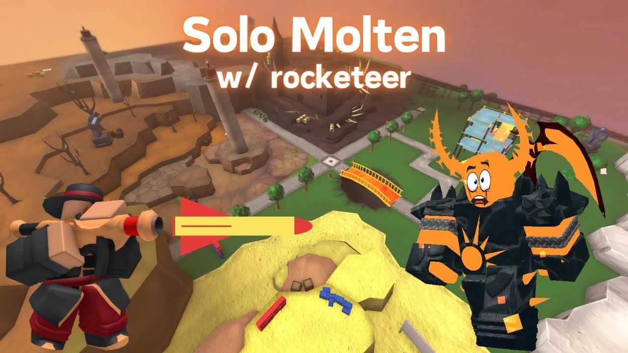 TDS Solo Molten (New Rocketeer Update) - YouTube