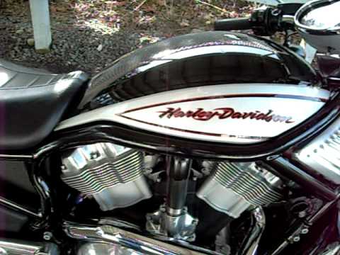 2006 Harley Davidson VRSCR Street Rod with Vance & Hines 2 into 1-2 ...