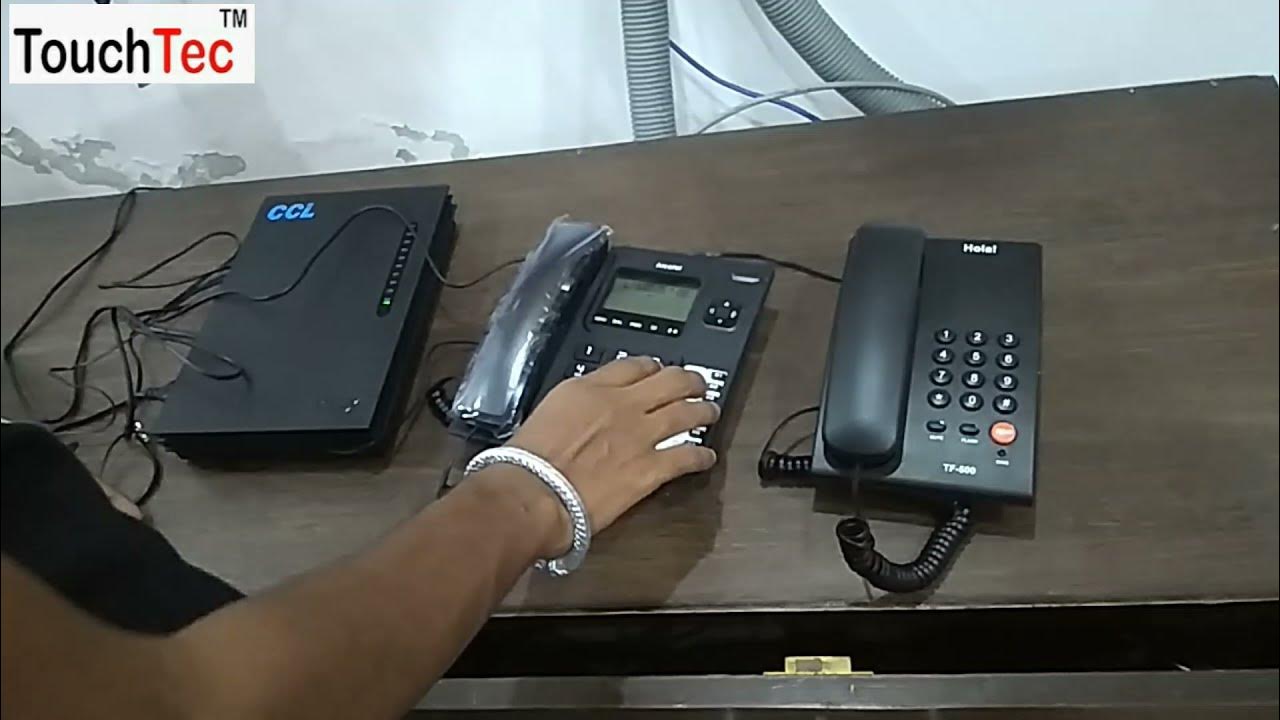 CCL telephone EPABX intercom exchange system installation features and programming. - YouTube