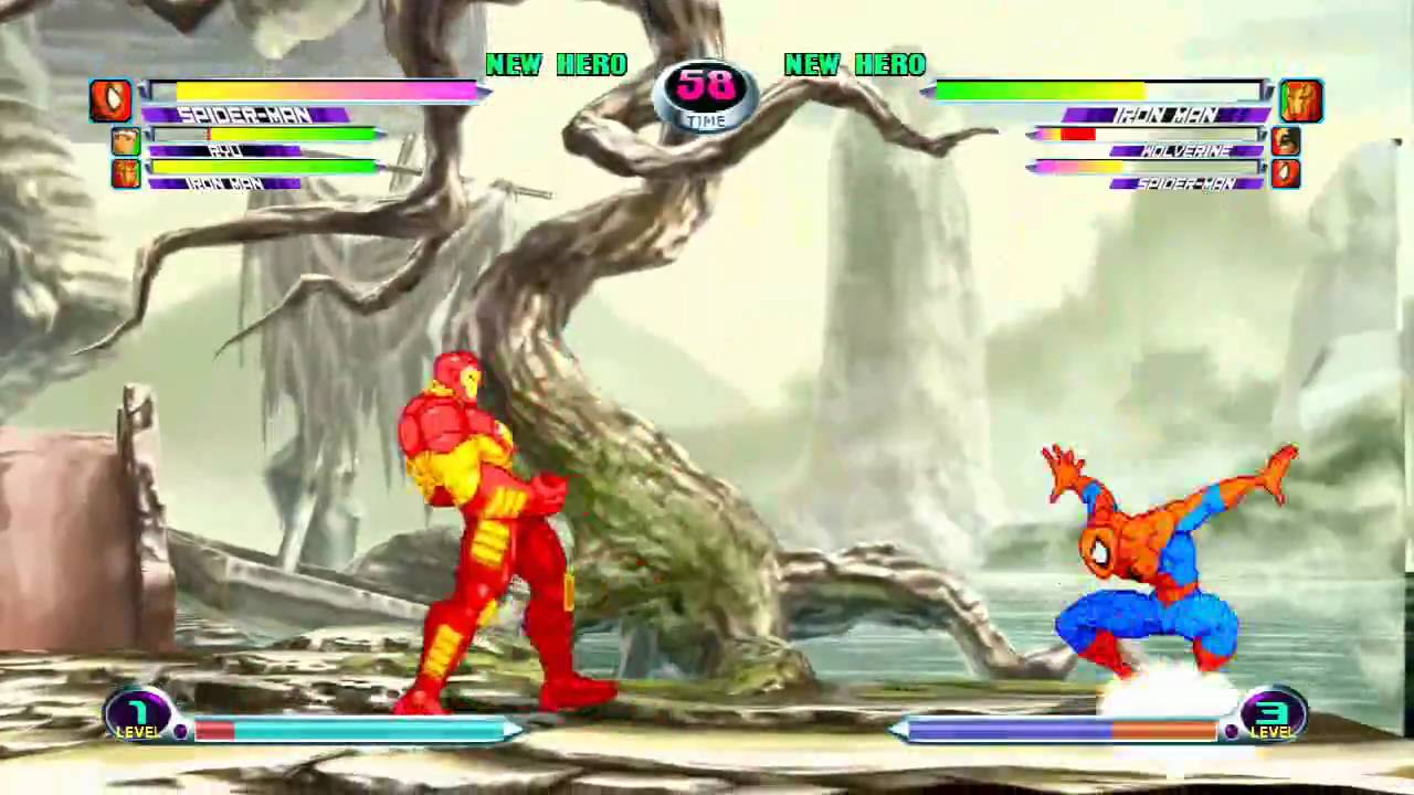 Marvel vs Capcom 2 MVC2 PS3 demo 18 May 2009 hewhodares com Mikeysyke ...