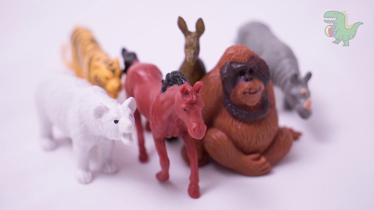 Unwrapping animals from play-doh - YouTube