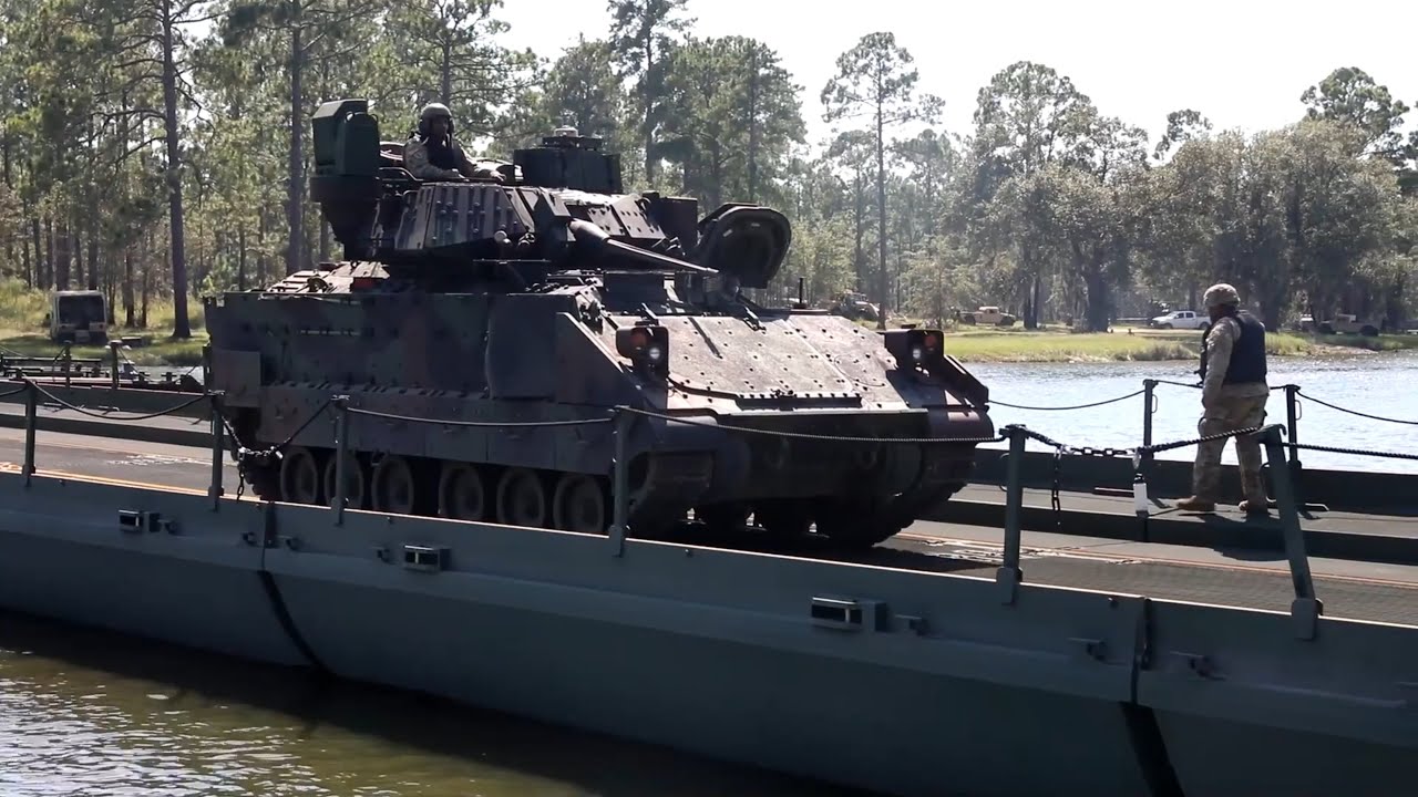 497th Multi-Role Bridge Company complete Wet Gap Crossing Training ...