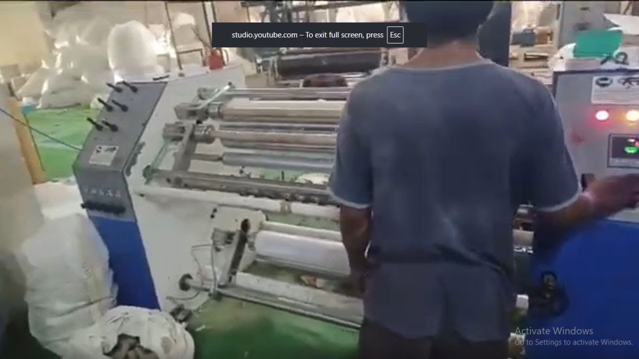 AIR KNIFE COATING MACHINE - YouTube