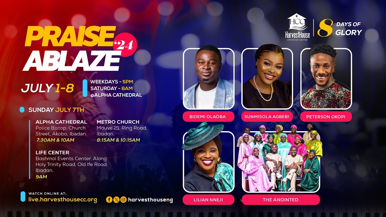 PRAISE ABLAZE 2024 || DAY 7 || THE ANOINTED || THANKSGIVING SERVICE ...
