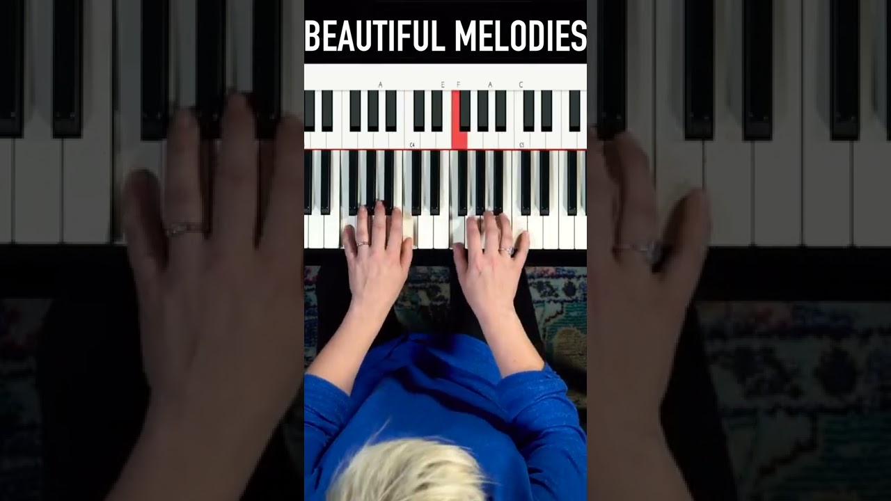 Beautiful Melodies on PIano For Beginners #shorts - YouTube