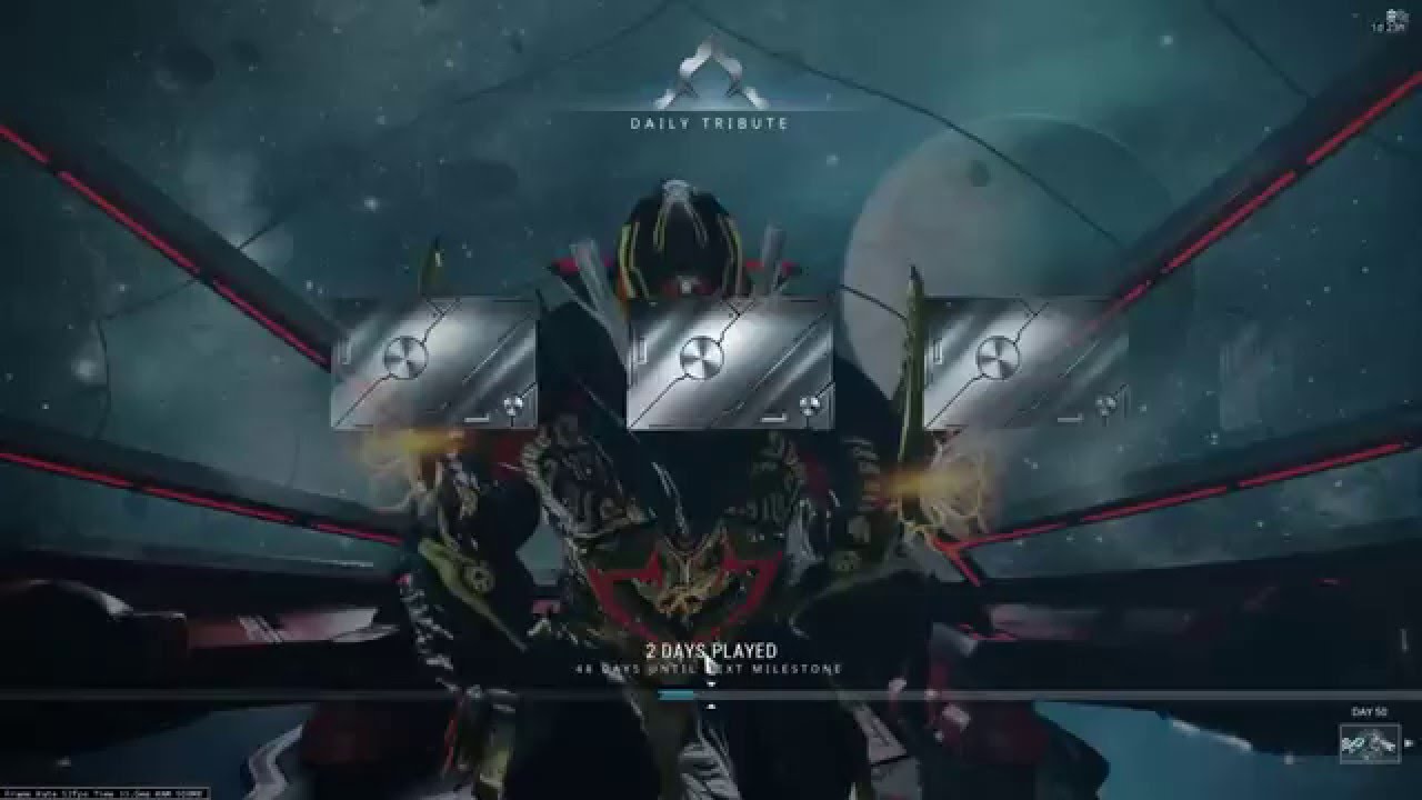 Warframe - Login reward - YouTube