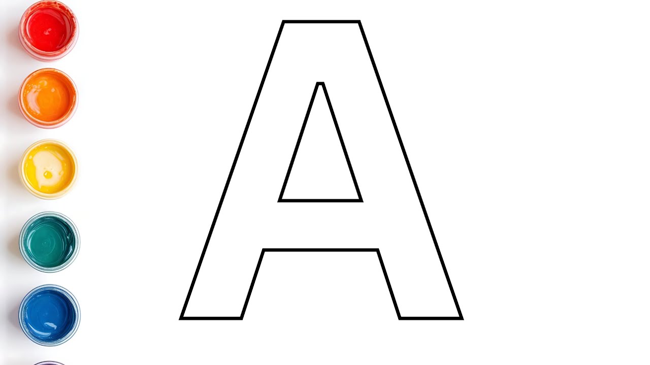 Fun Coloring Alphabets | Phonic Song | abcd #kidsvideo - YouTube