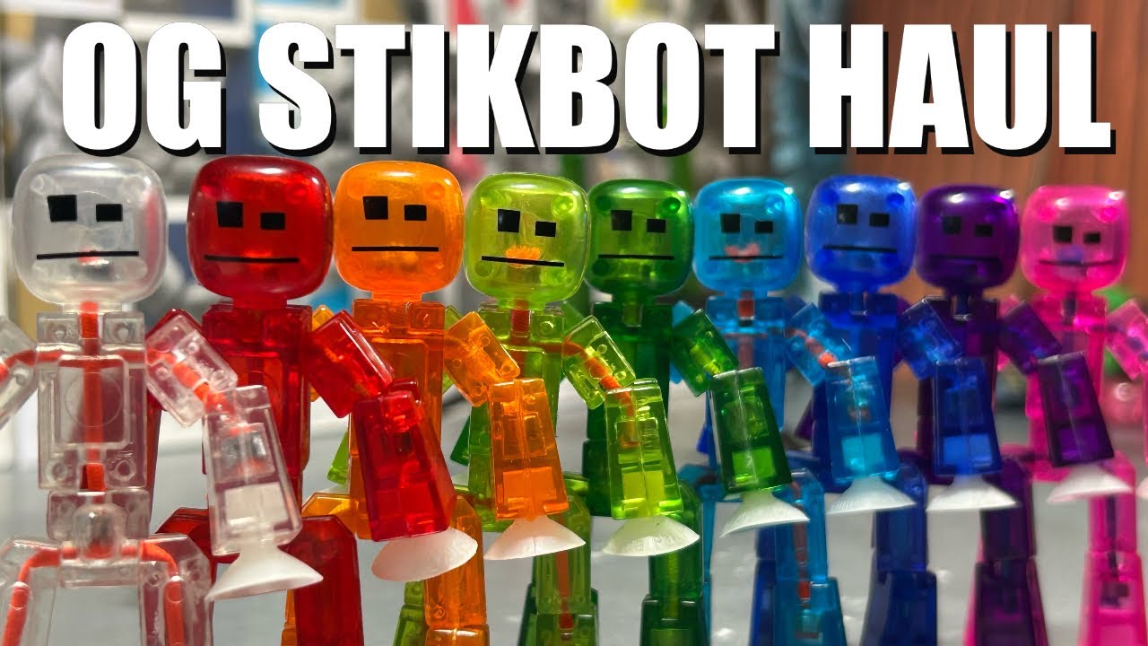 I got decade old Stikbots! | Rare original Stikbot haul unboxing and ...