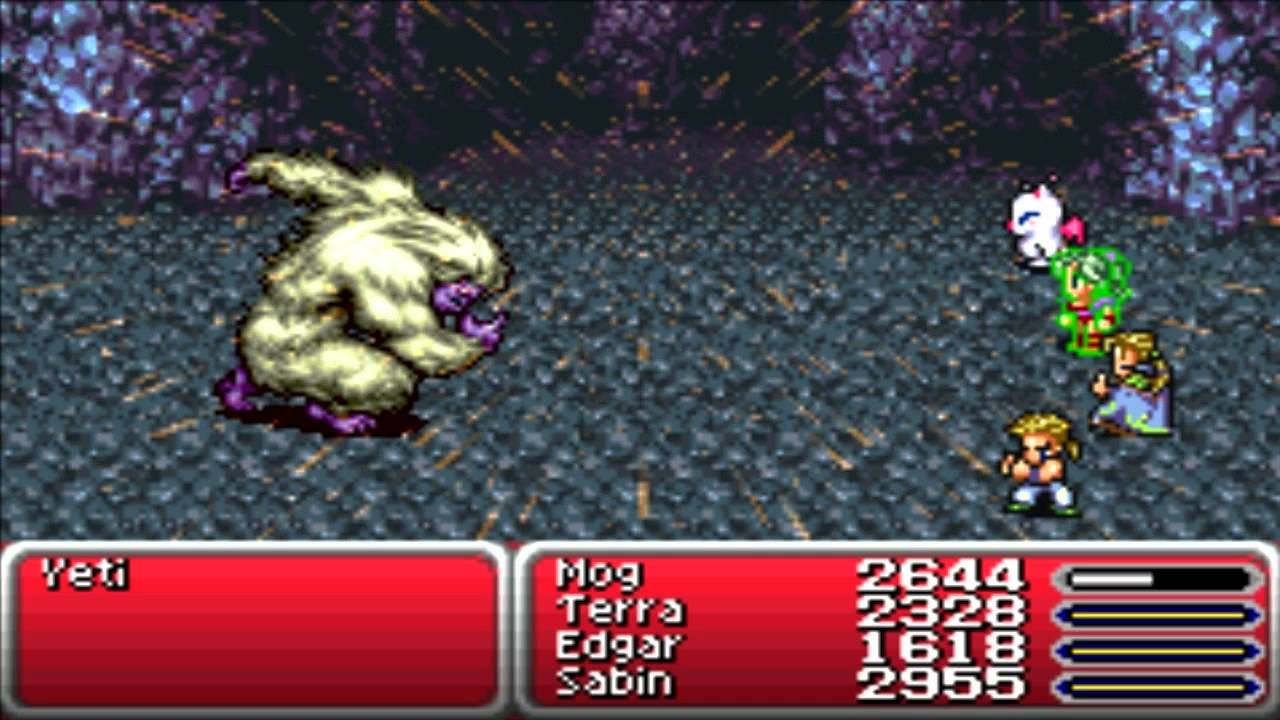 Final Fantasy 6 Advance (GBA) Boss #30 Yeti - YouTube