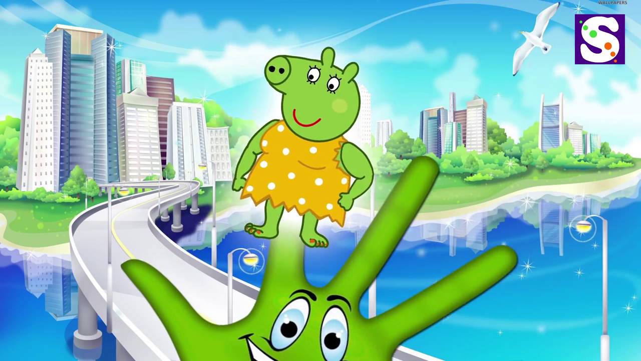 Peppa Pig Funny - Hulk- Nursery Rhymes Lyrics - Funny kids - YouTube