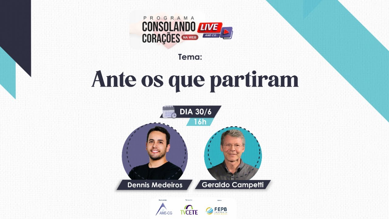 ANTE OS QUE PARTIRAM, COM DENNIS MEDEIROS E GERALDO CAMPETTI - YouTube
