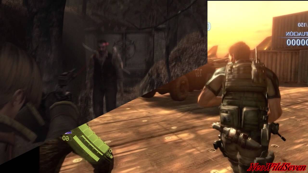 RE6 Patch & RE4 Camera comparation - YouTube