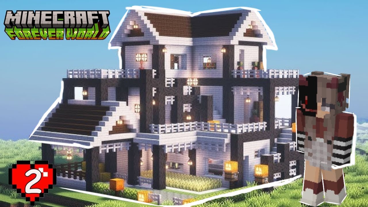 a house fit for king || minecraft forever world|| ep 2|| #minecraft # ...