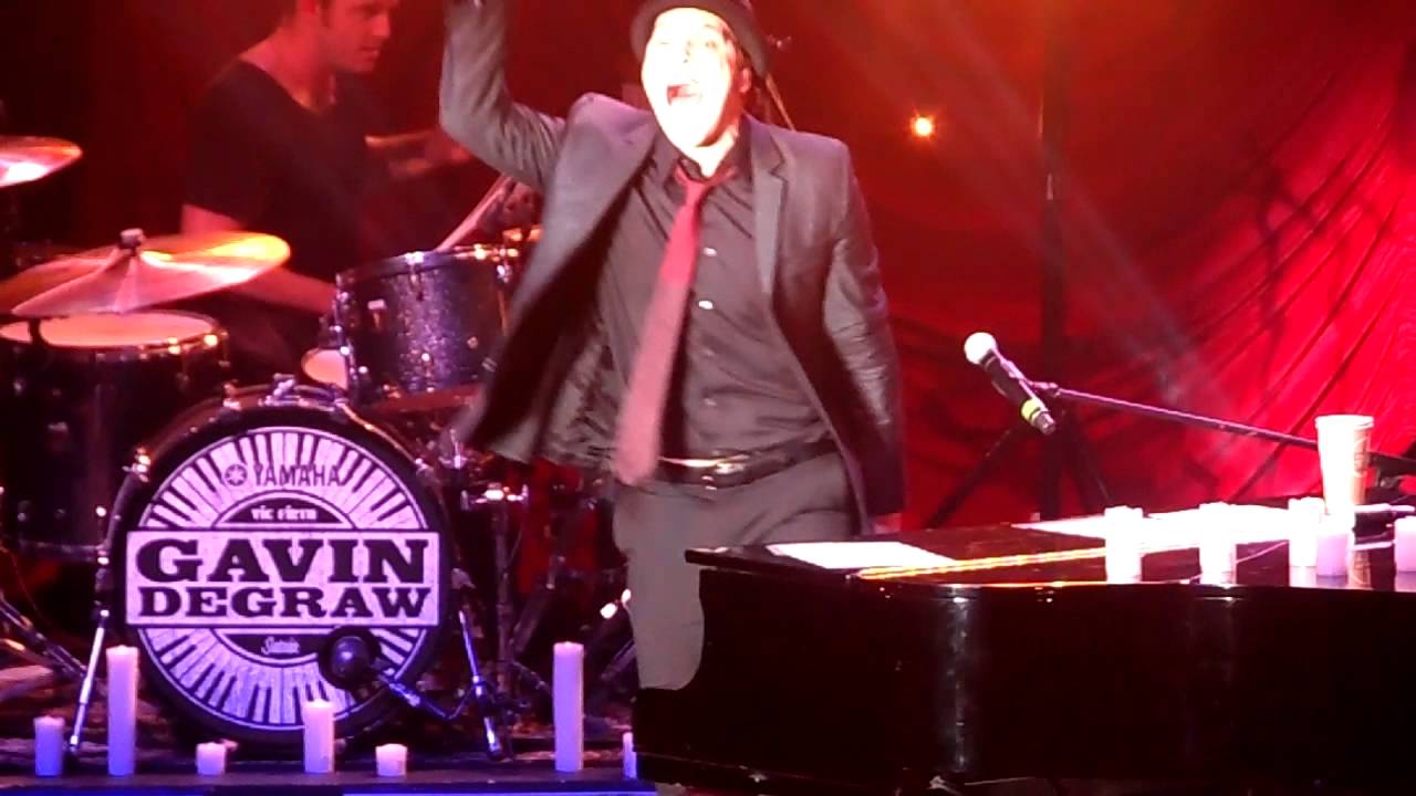 Gavin Degraw - I Don't wanna be (manchester 31/10/15) - YouTube