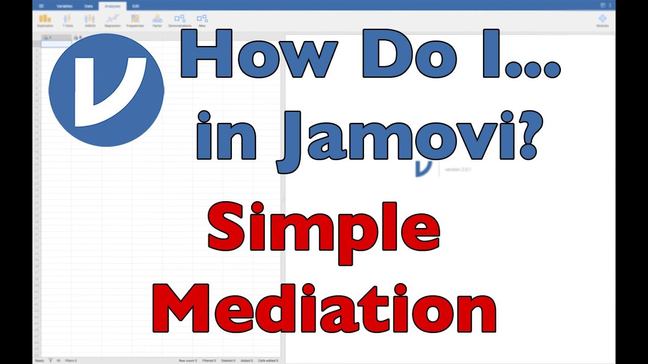How do I... DO A MEDIATION REGRESSION in Jamovi? (2022) - YouTube