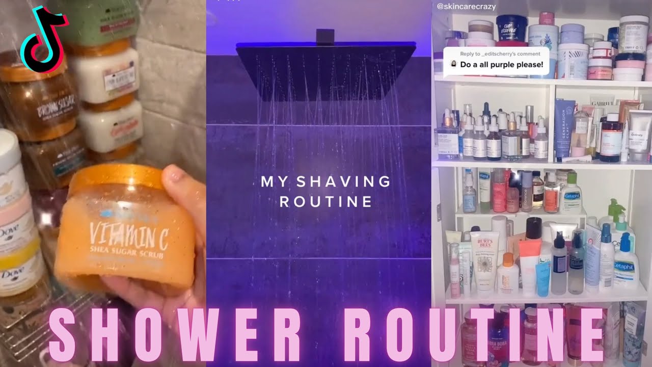 🍓 TIKTOK SHOWER ROUTINE 🍓🚿 | SELFCARE - YouTube