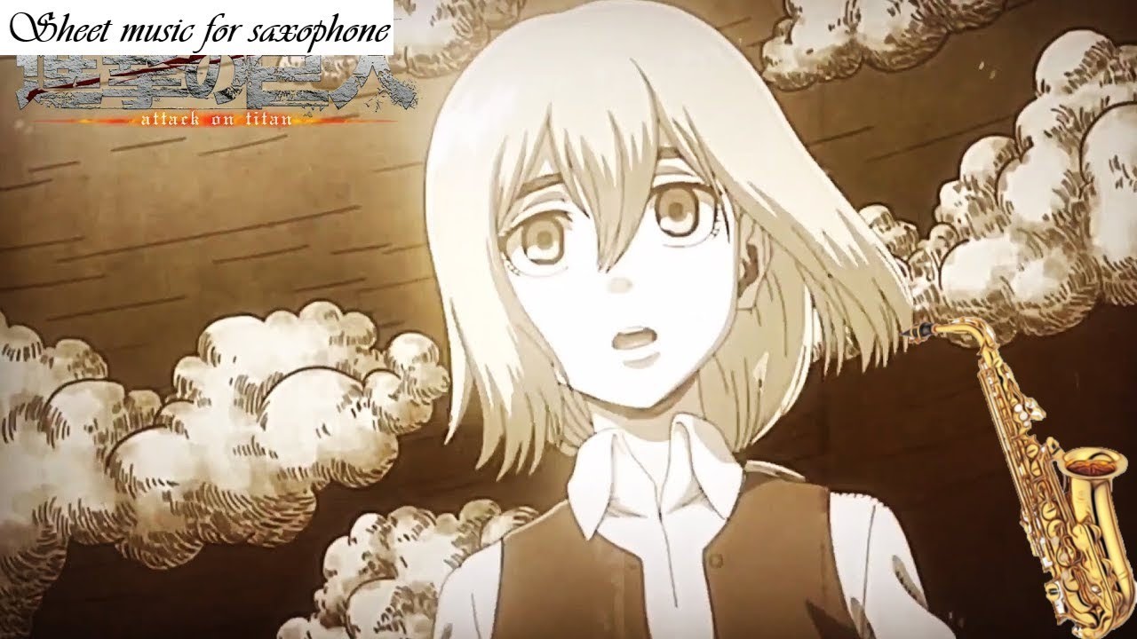Akatsuki no Requiem Sax/Piano - Attack on Titan ED4 (Music Sheets ...