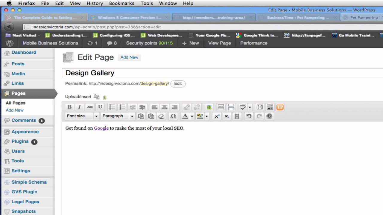 create a hyperlink in wordpress - YouTube