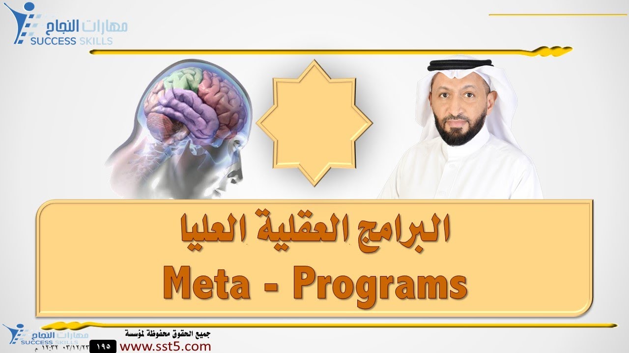 البرامج العقلية العليا Meta - Programs مع د. محمد العامري - YouTube