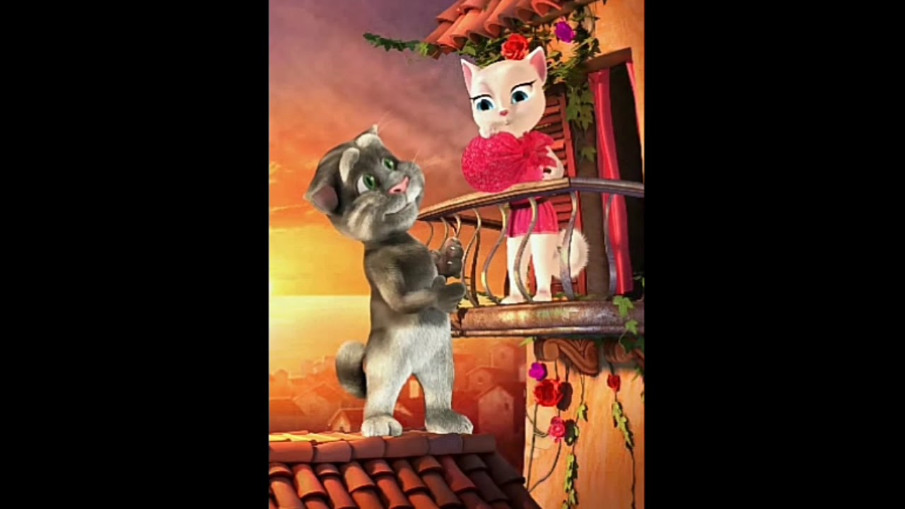 Talking Tom and Angela,tom and angela Love||Tom Angela|| - YouTube