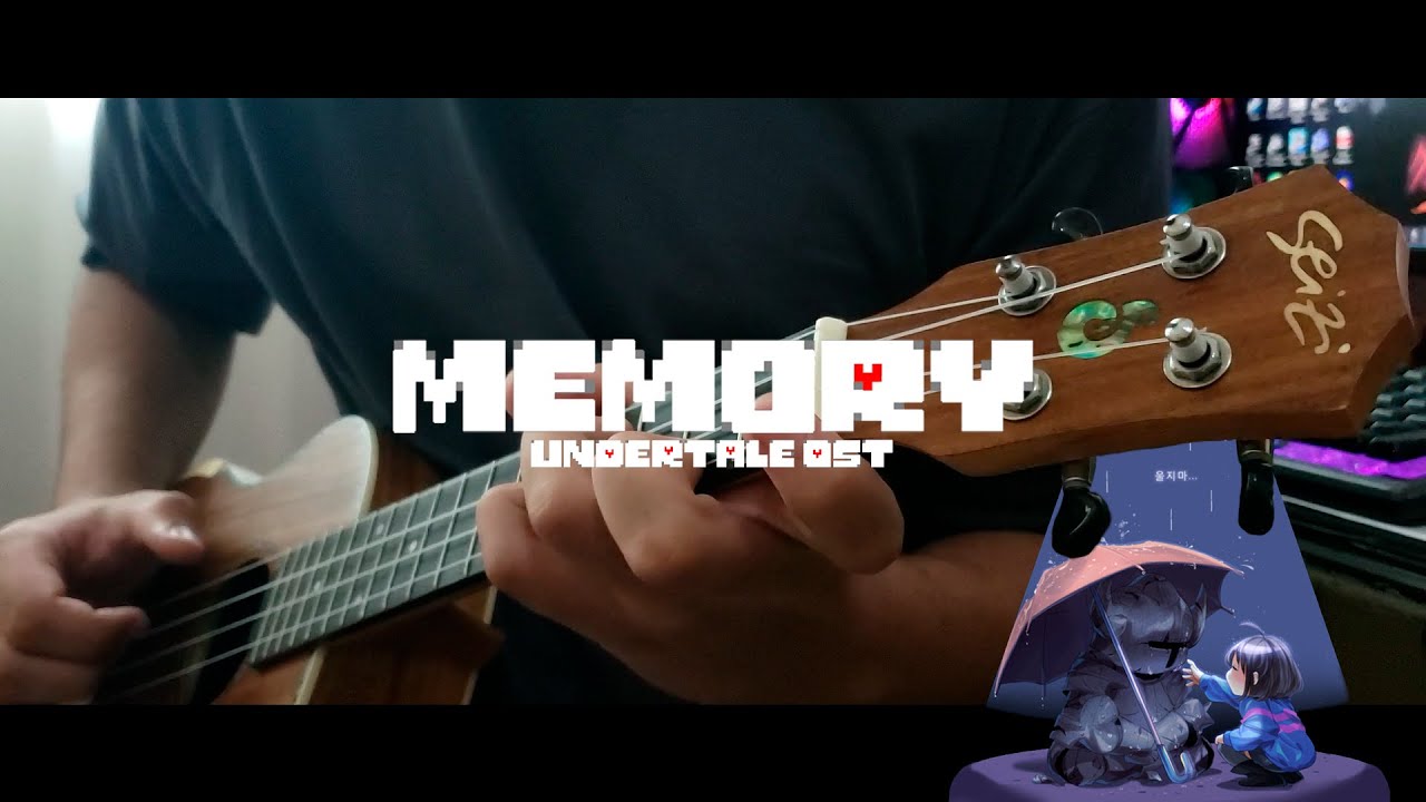 Playing「MEMORY/Undertale OST」+TAB [Ukulele Fingerstyle] - YouTube