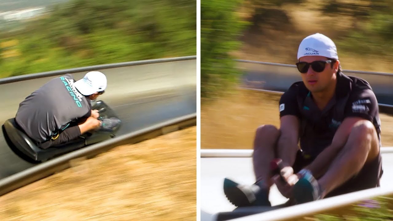 Toboggan Race at 30°? Piquet v Evans - Jaguar Racing | ABB Formula E ...