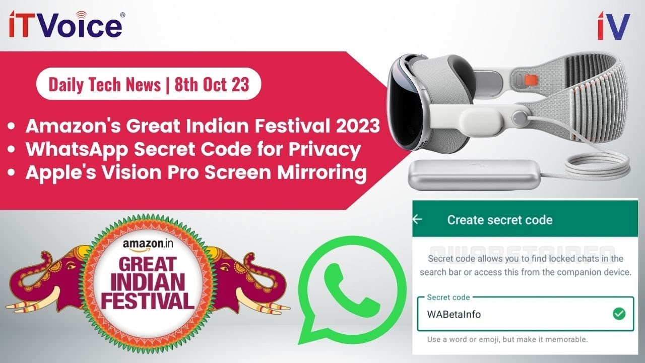 Amazon Tech Deals | WhatsApp Privacy | Apple Vision Pro | Daily Tech ...