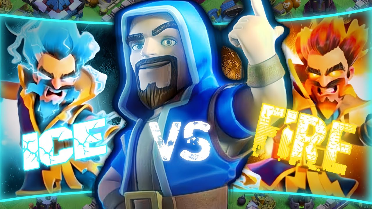 Electro fire wizard vs Electro ice wizard || clash of clans || Best ...