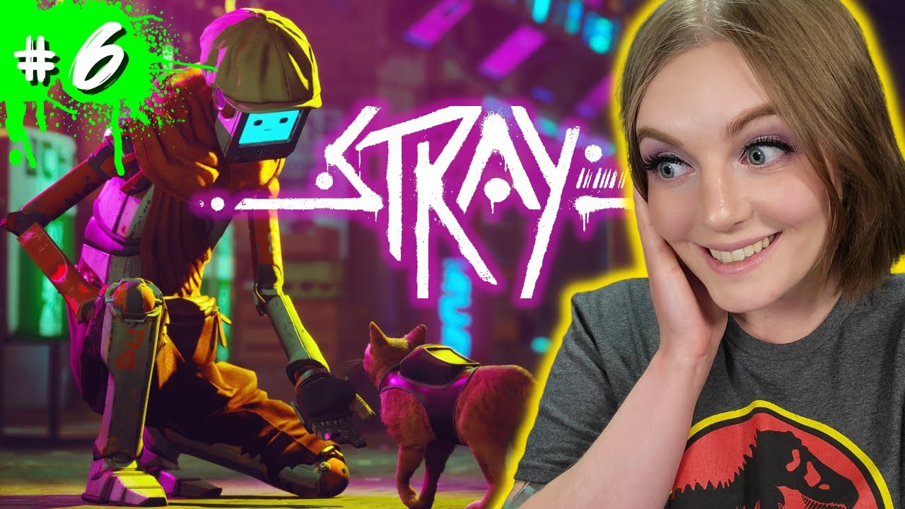 Robot City Awaits!! | Stray Part 5: Midtown | First Playthrough - YouTube