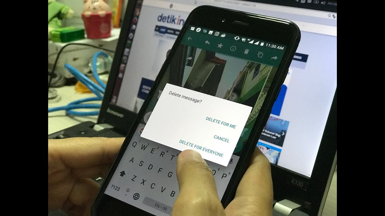 Akhirnya! WhatsApp Bisa Hapus Pesan yang terkirim - YouTube
