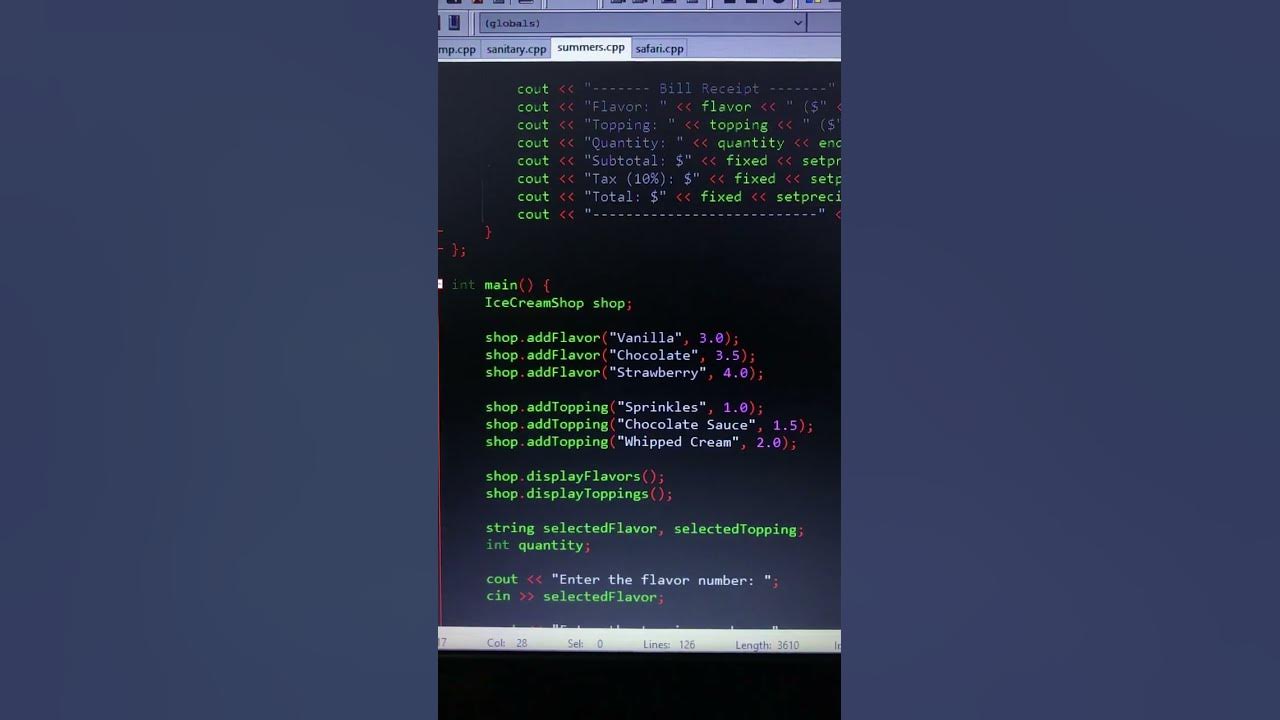 Ice Cream Bill C Codingninja Coders Coderstokyo Codelife Codemasters Codinglife Code