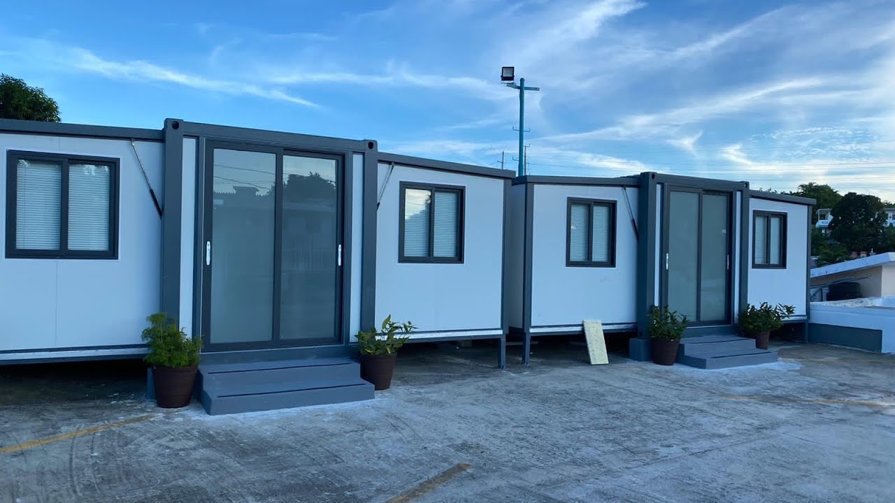 Fantastic Container House For Tourist Resort - YouTube