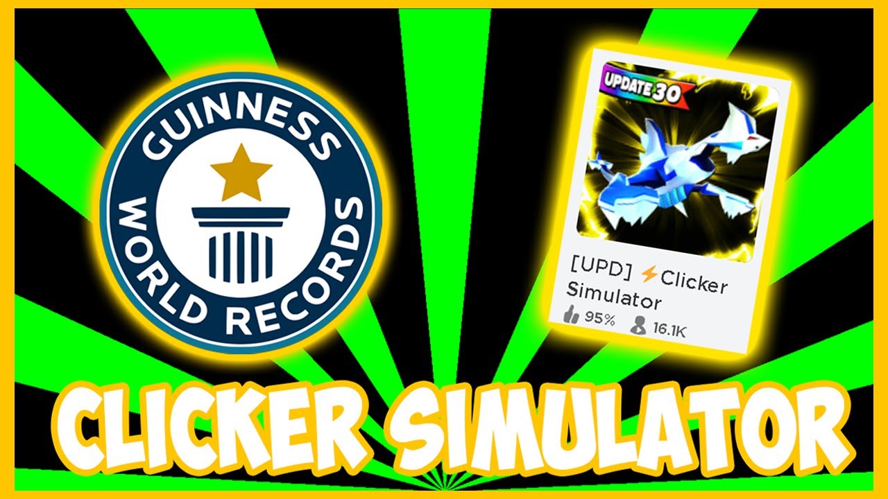 I Broke a WORLD RECORD In CLICKER SIMULATOR... - YouTube