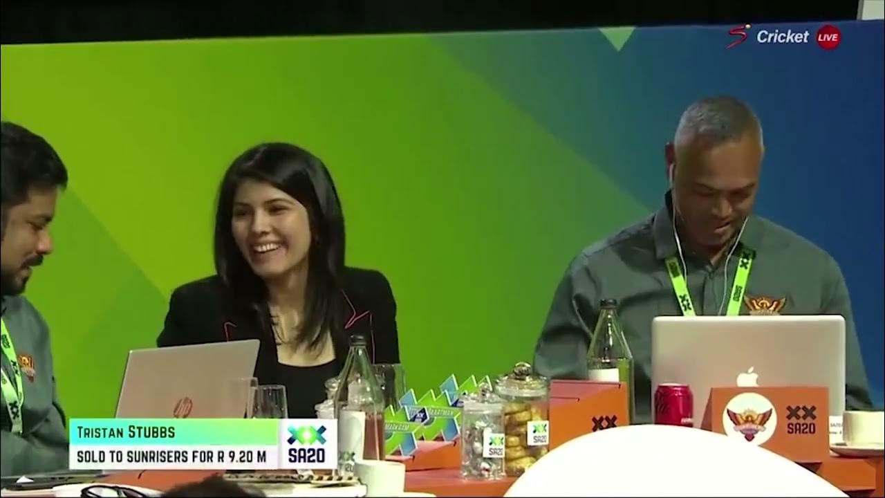 Tristan Stubbs receives the highest bid in first-ever SA20 auction - YouTube