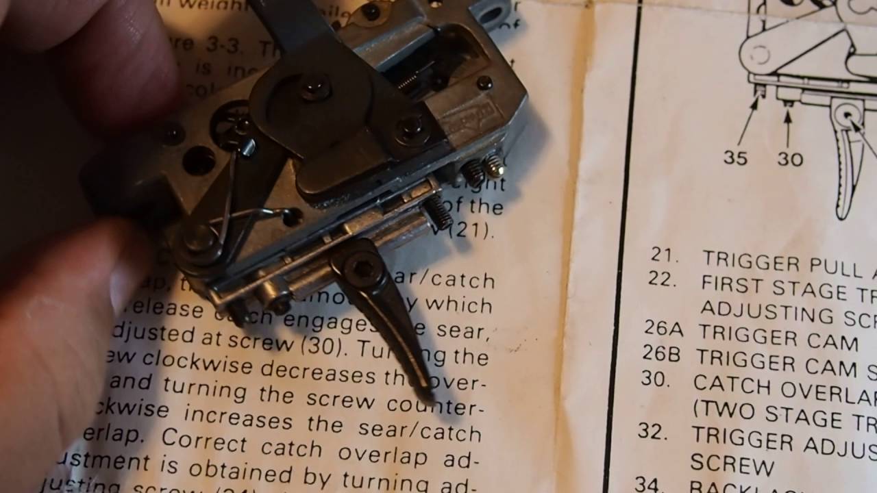 Anschutz 5020 trigger for M54 action - YouTube