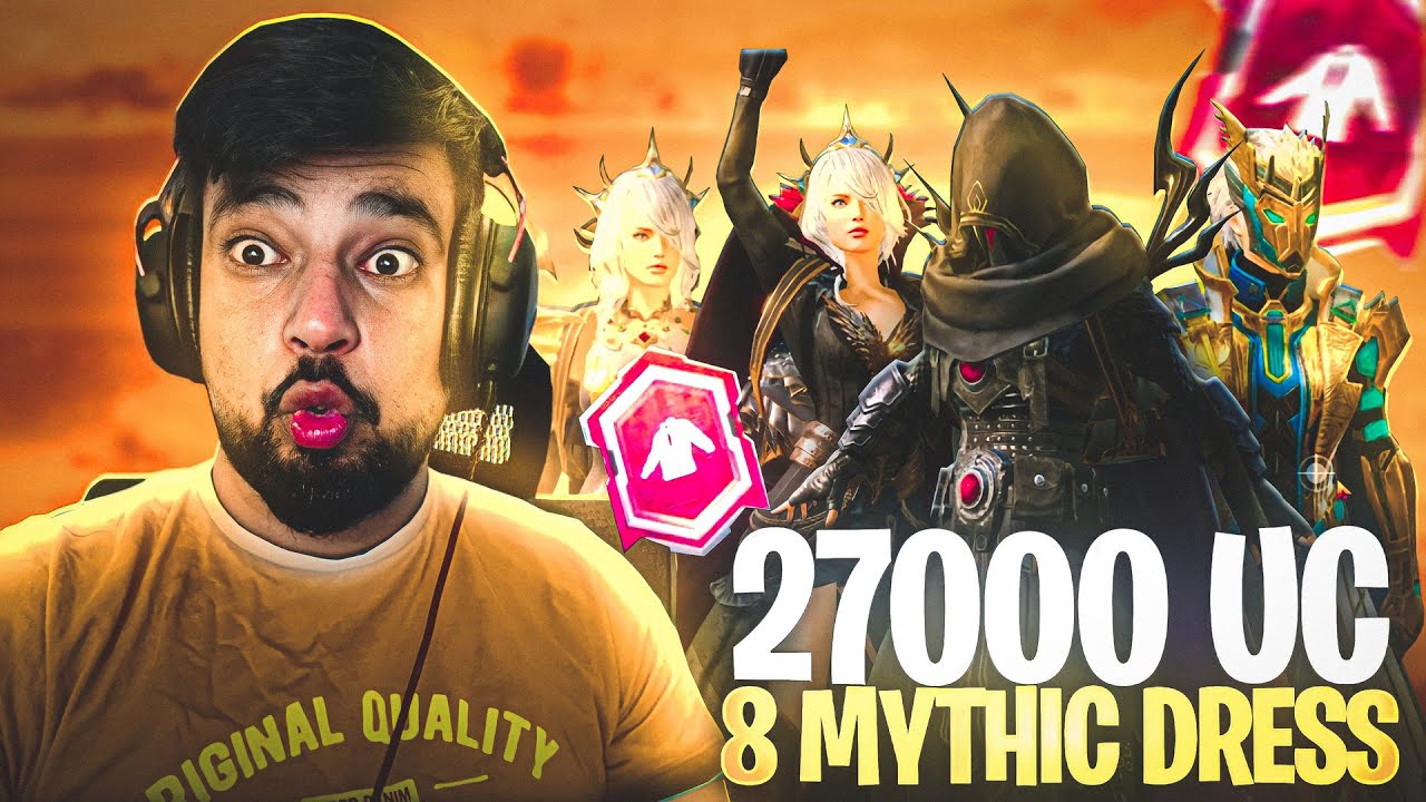 27000 UC 8 MYTHIC Dress 😱Will I Get Mythic Tag In This Crate Opening ...