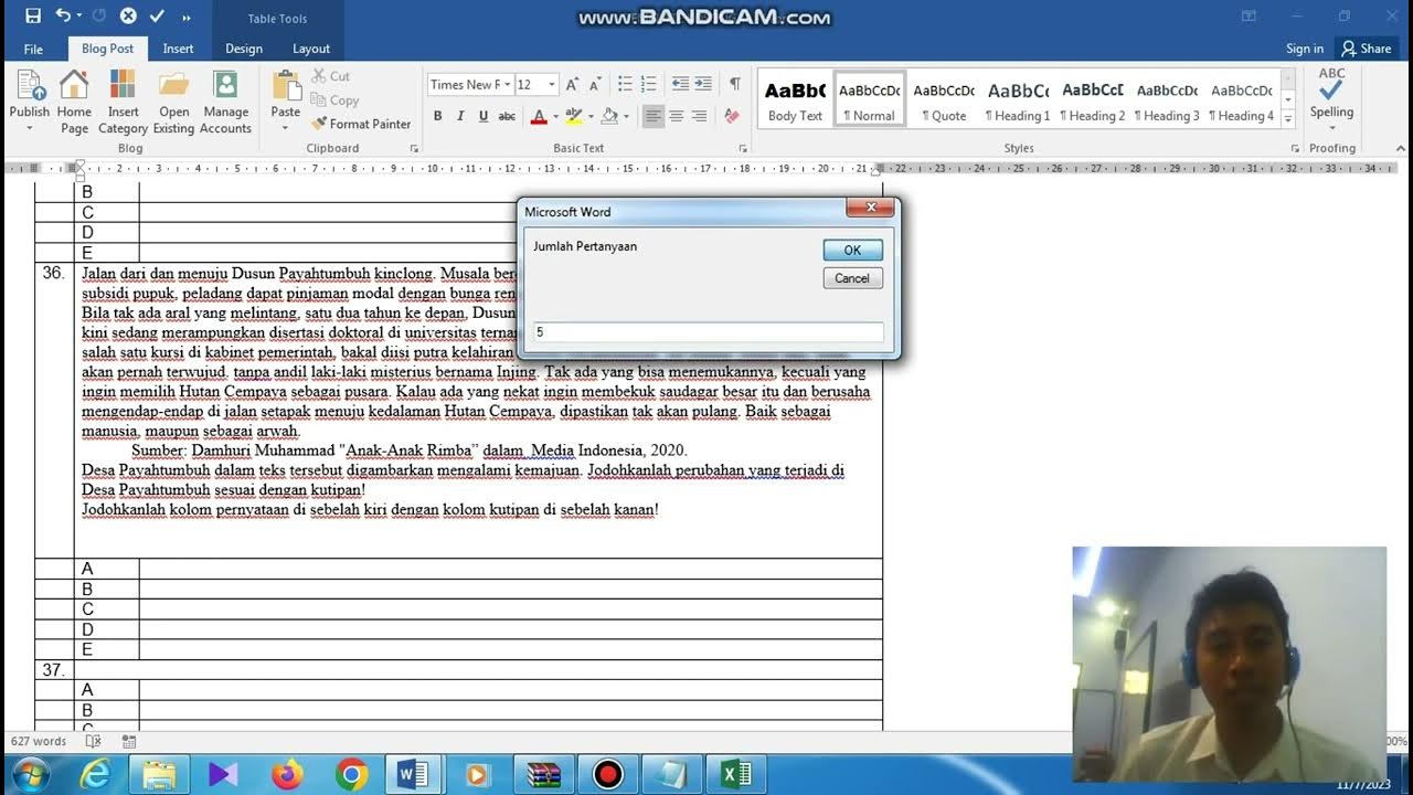 tutorial input soal CBT PAS - YouTube