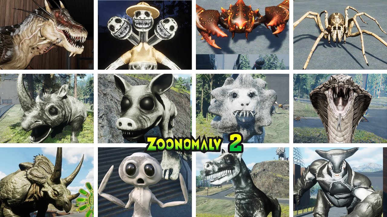 Zoonomaly 2 Collection All Monster All Jump Scares Full Game Play ...