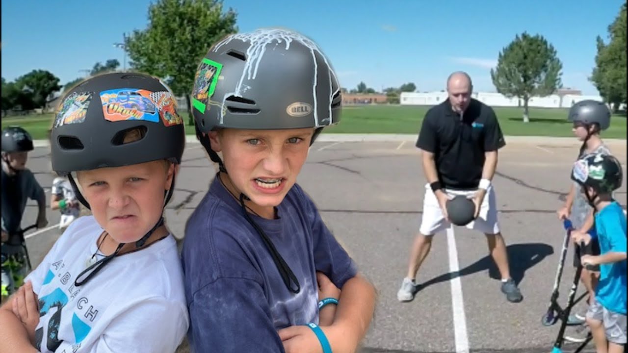 SCOOTER Soccer Game!! - YouTube