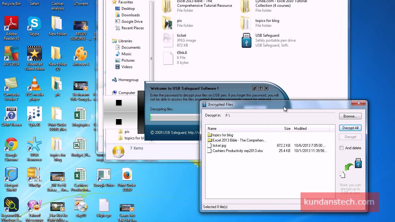 An easy way to password protect usb drive - YouTube