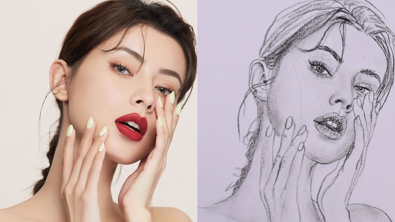 Goodbye to Tedious Sketches! Learn the Easiest Face Drawing ...
